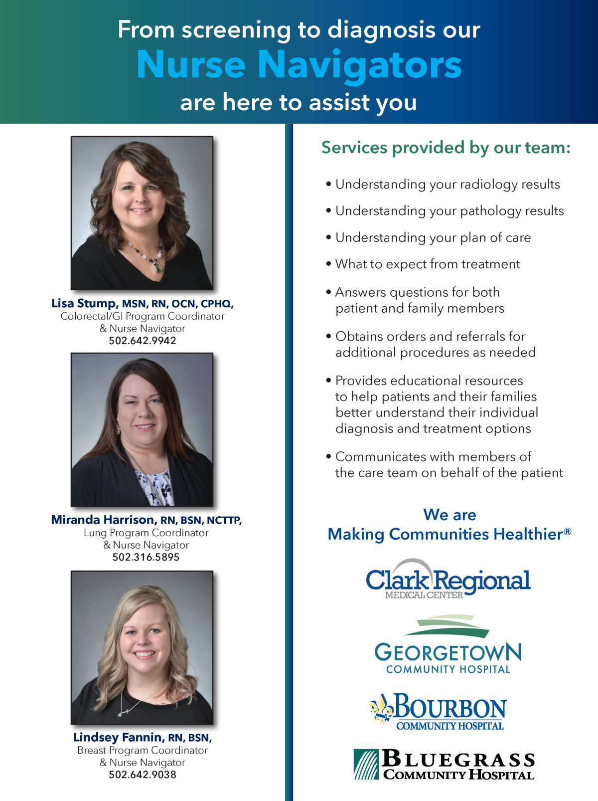 Nurse Navigators | Cancer Care & Support